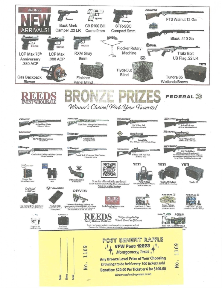 Raffle - VFW Post 12223